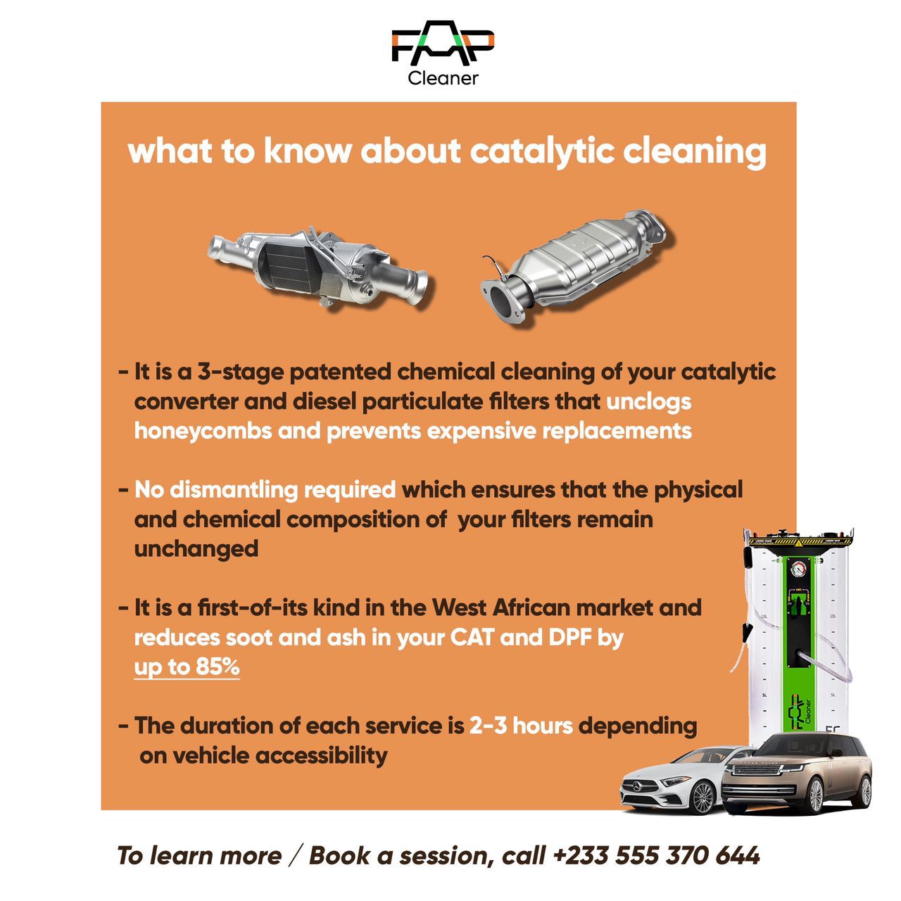 Catalytic / DPF – Carbon Cleaning Ghana
