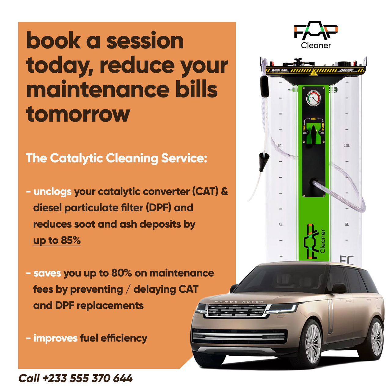 Catalytic / DPF – Carbon Cleaning Ghana